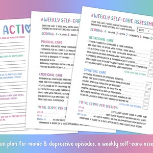 Bipolar Journal, Bipolar Tracker, Bipolar Planner, Bipolar Calendar ...