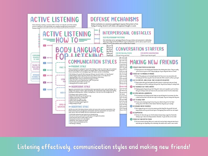 Communication Journal, DBT Interpersonal Effectiveness, Mental Health ...