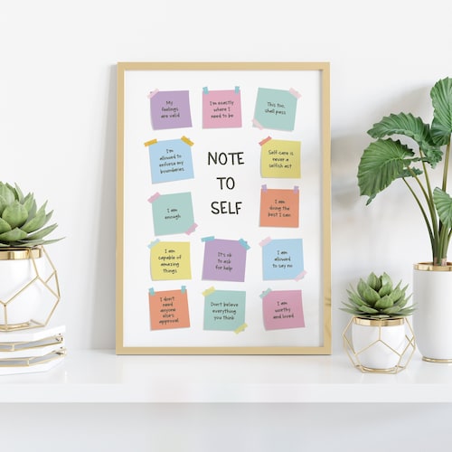 Acceptance Mindset Poster Therapy Office Decor Calming Down - Etsy