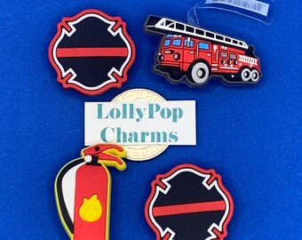 Firefighter Charm | Etsy