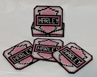 Harley Davidson Coaster Set - Etsy