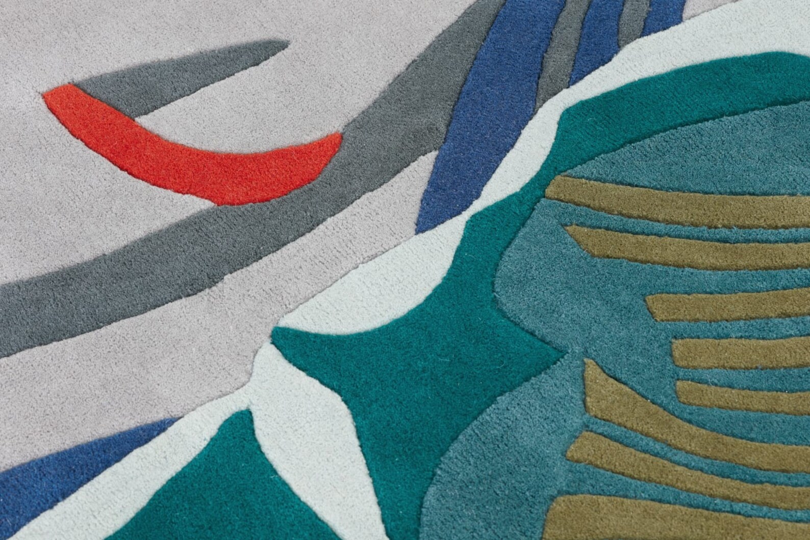 Premium Abstract Hand Tufted Multi Designer Wool Tuft Rug 3x5 - Etsy