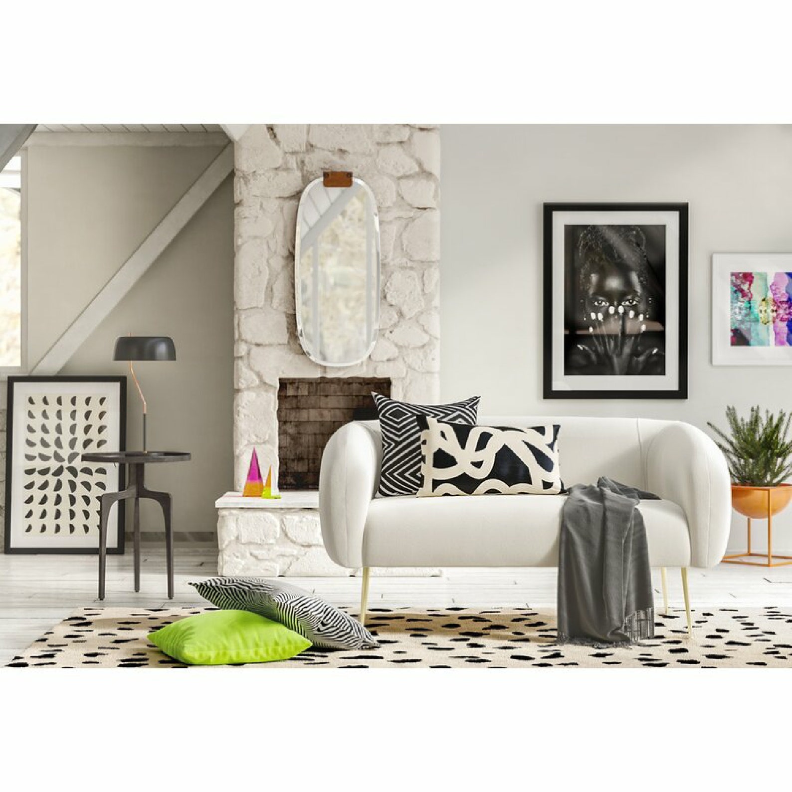 100% Wool Latest Hand Tufted Texture Dot/spot Design 4x6 5X8 - Etsy