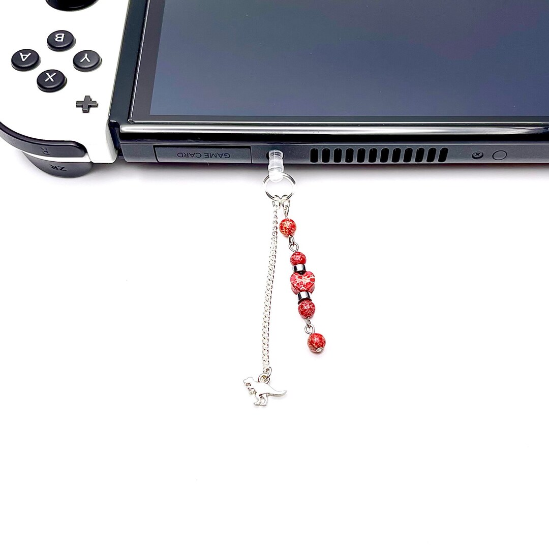 Dino Charm Chain | Switch Dust Plug Decorative Charms | Sea Sediment ...