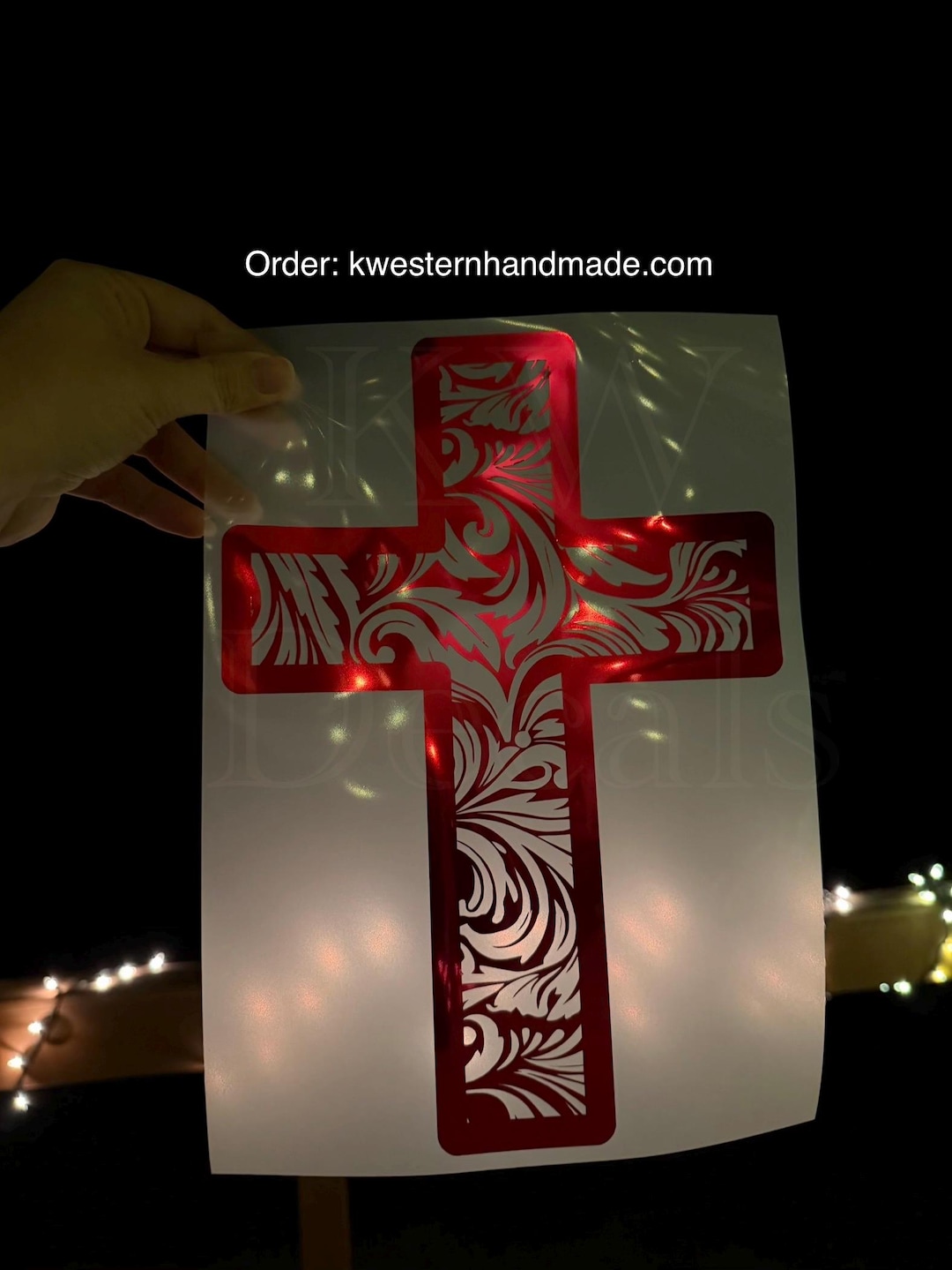Tooled Cross Decal Decal/sticker/god/jesus/western - Etsy