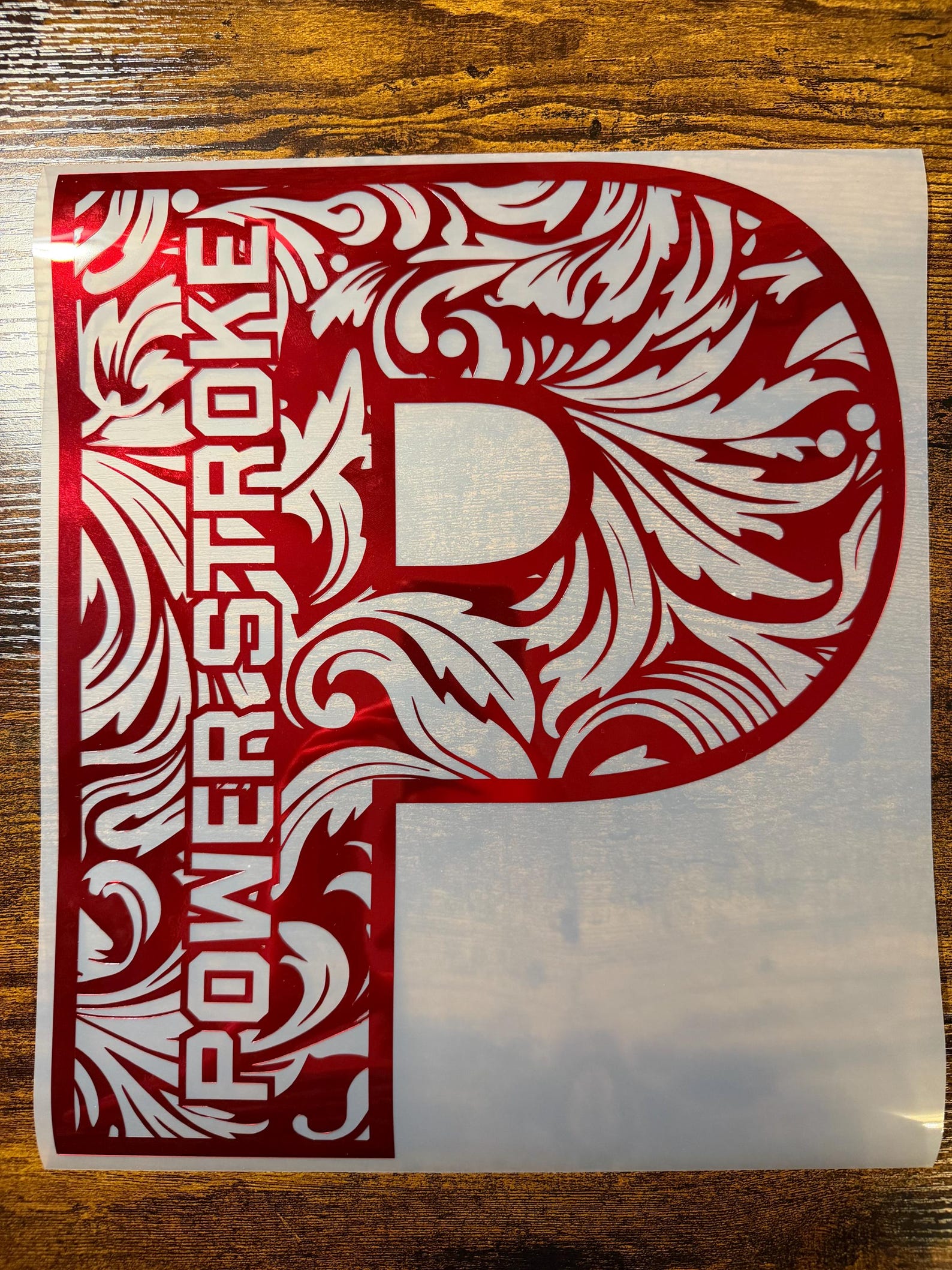 Powerstroke Tooled Decal 2 / Turbo Diesel Decal/sticker/western - Etsy