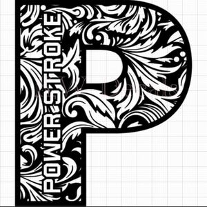 Powerstroke Tooled Decal 2 / Turbo Diesel Decal/sticker/western - Etsy