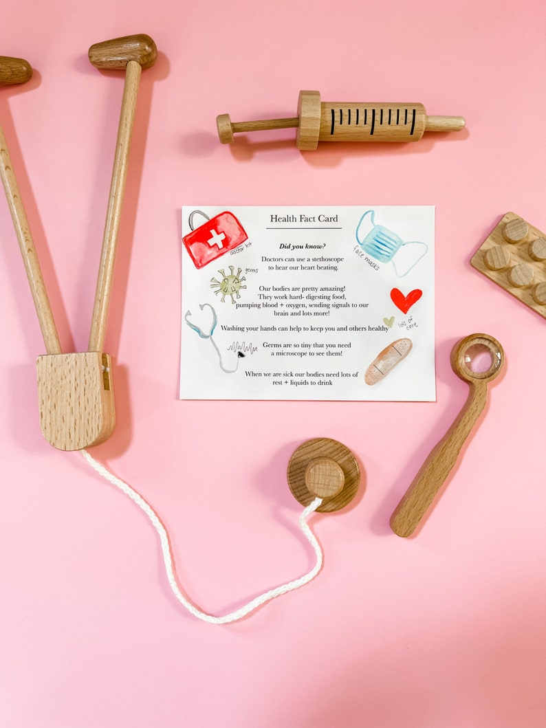 Montessori Wooden Doctors Play Kit wooden Toys Dentist Play - Etsy