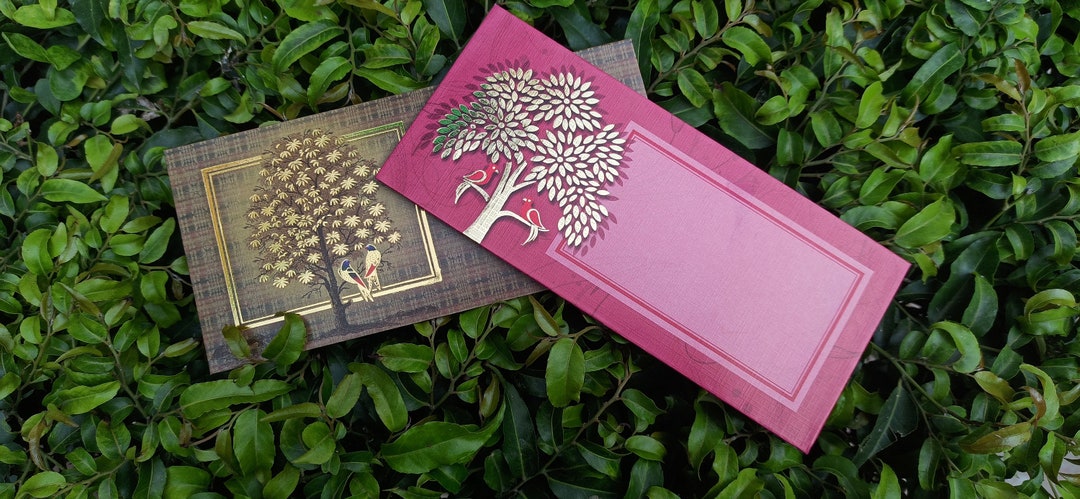 Envelope Set of 12 Premium Shagun Paper Cash Envelopes for Cash Pink ...