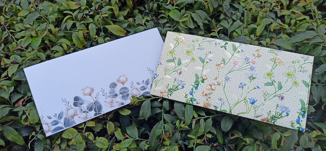 Set of 20 Envelope Premium Handmade Flower Design Envelope for Wedding ...