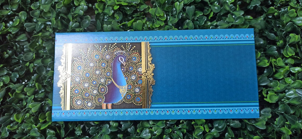 Set of 20 Envelope Shagun Paper Cash Envelopes for Cash With Golden ...