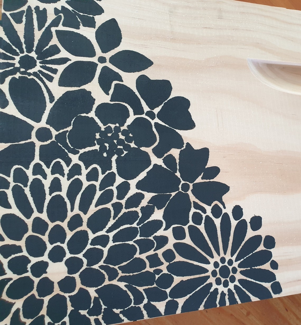 Flower Corner Stencil, Decoration of Your Items, Painting, Drawing ...