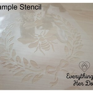 Bee Swirly Wings Beehive Stencil for Decoration of Your Bee - Etsy