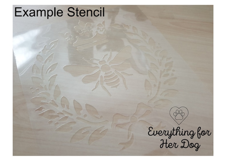 Bee Swirly Wings Beehive Stencil for Decoration of Your Bee - Etsy
