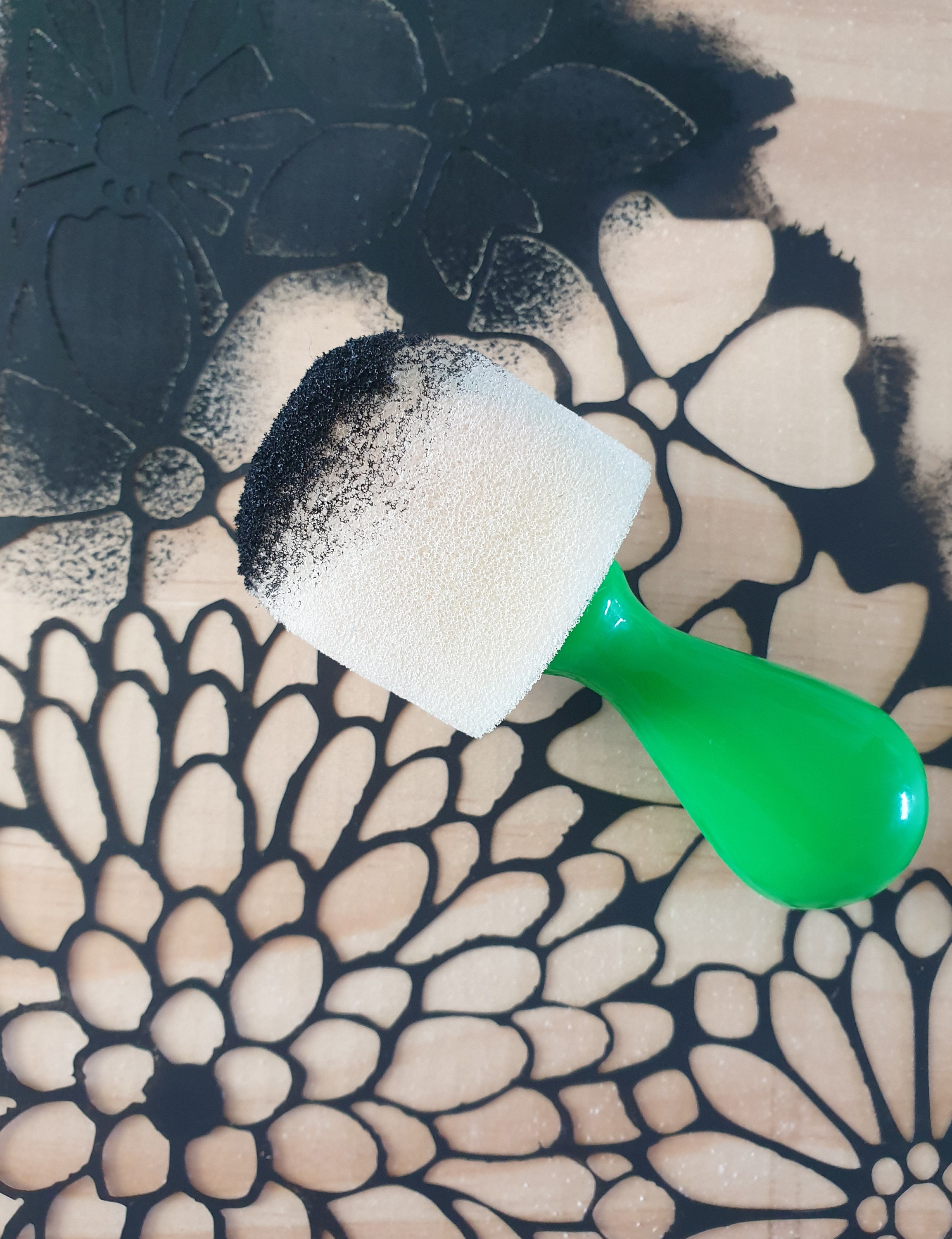 Flower Corner Stencil, Decoration of Your Items, Painting, Drawing ...