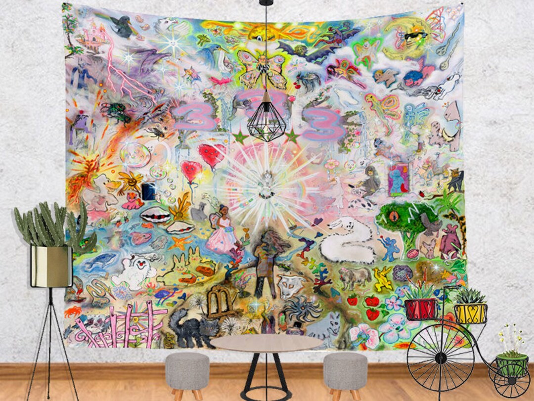 333 Bladee Album Cover Wall Tapestry - Etsy