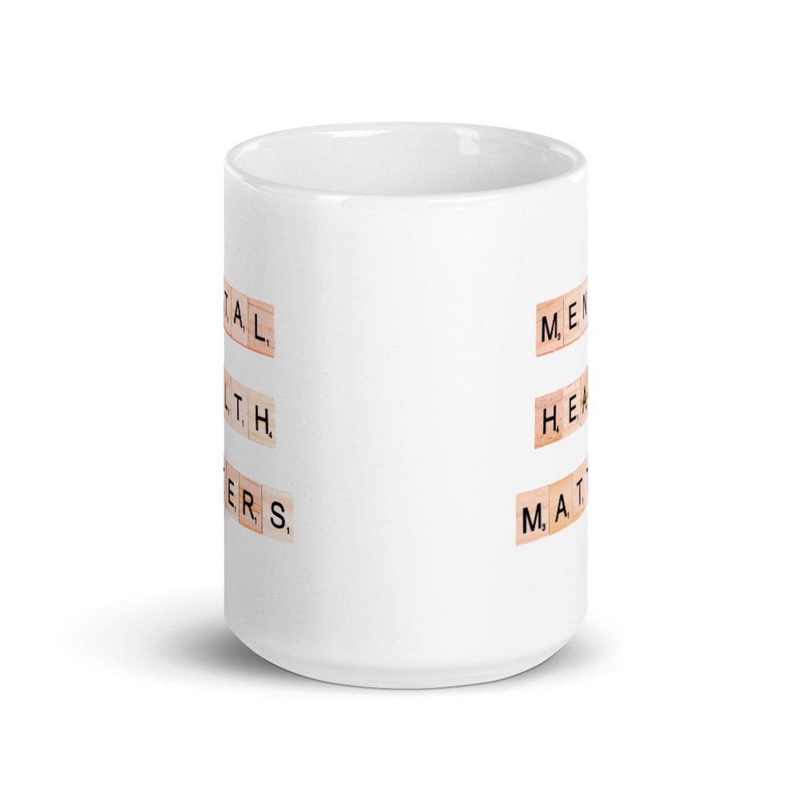 Mental Health Matters Mug • awareness Coffee Cup, Scrabble Tea ...