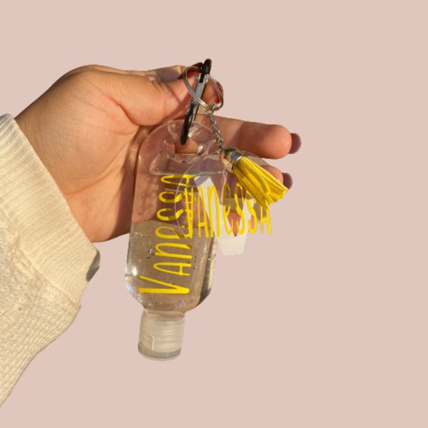 Hand Sanitizer Keychain - Etsy