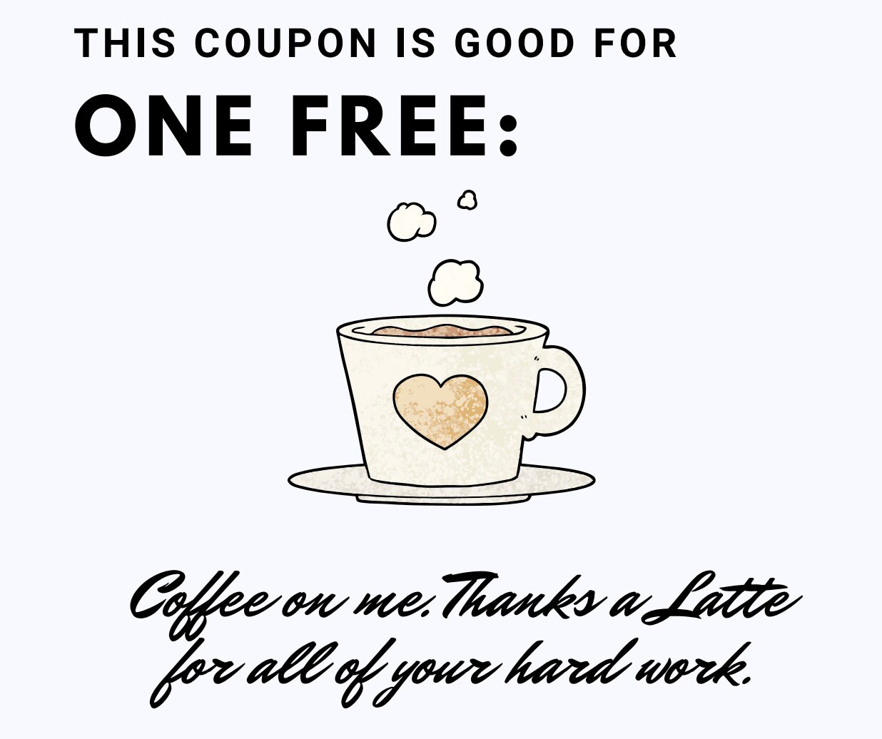 30, Employee Appreciation Coupons, Appreciation, Corporate, Staff Gift ...