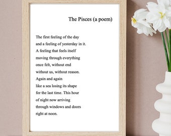 Pisces Poem | Etsy