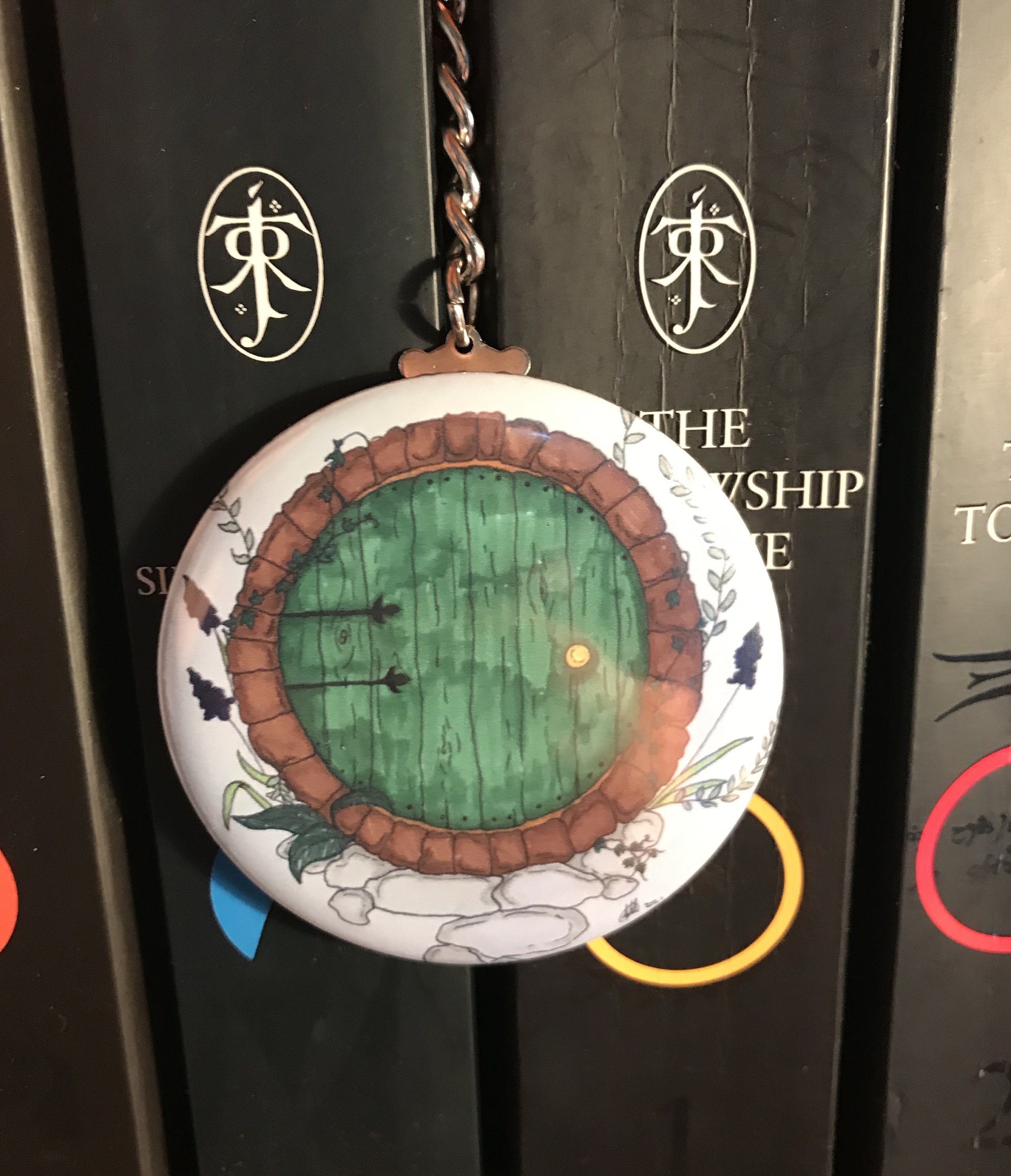 Hobbit Door Keychain - Etsy