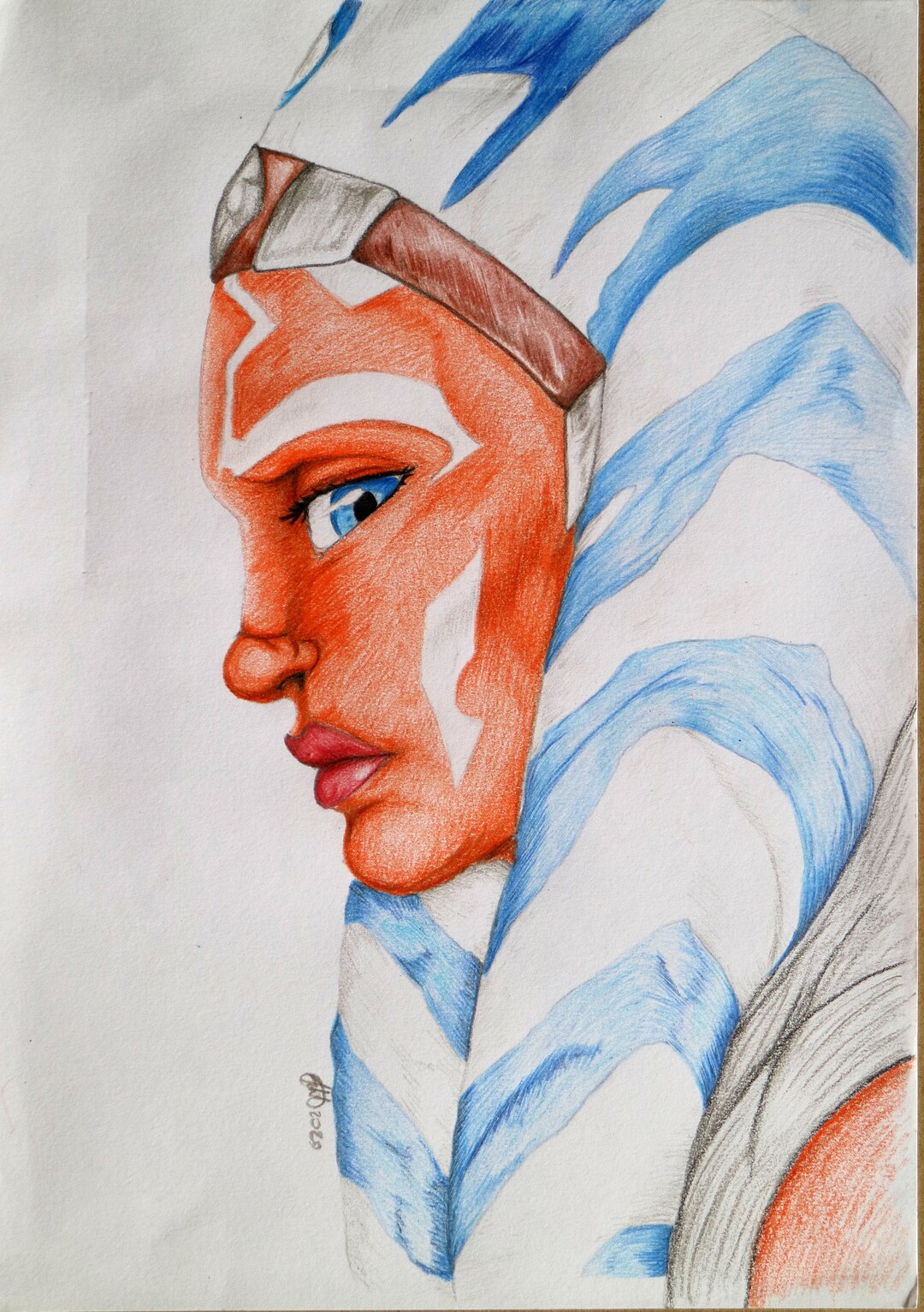 Ahsoka Tano, Rebels, Star Wars, Digital Wall Drawing Print - Etsy