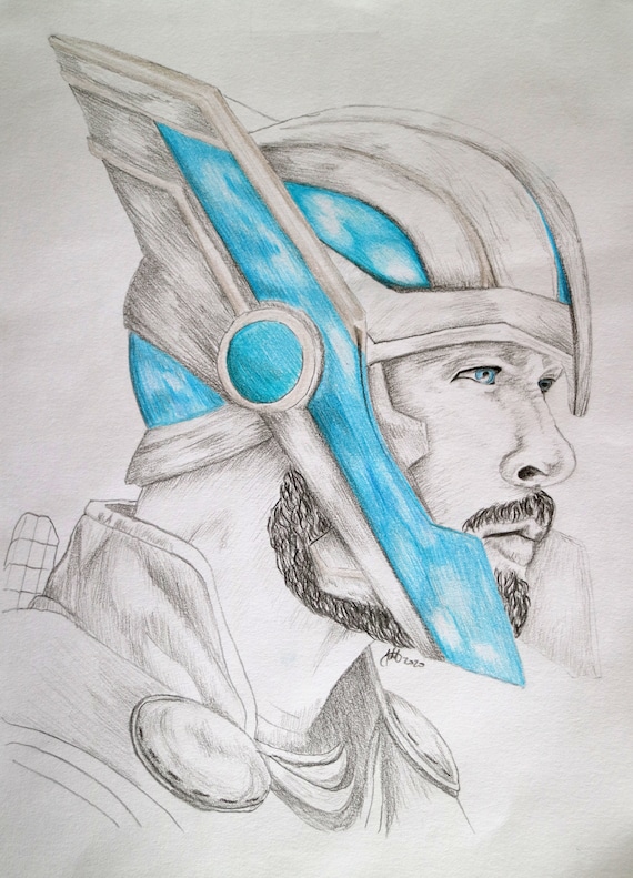 Thor Drawing In Pencil