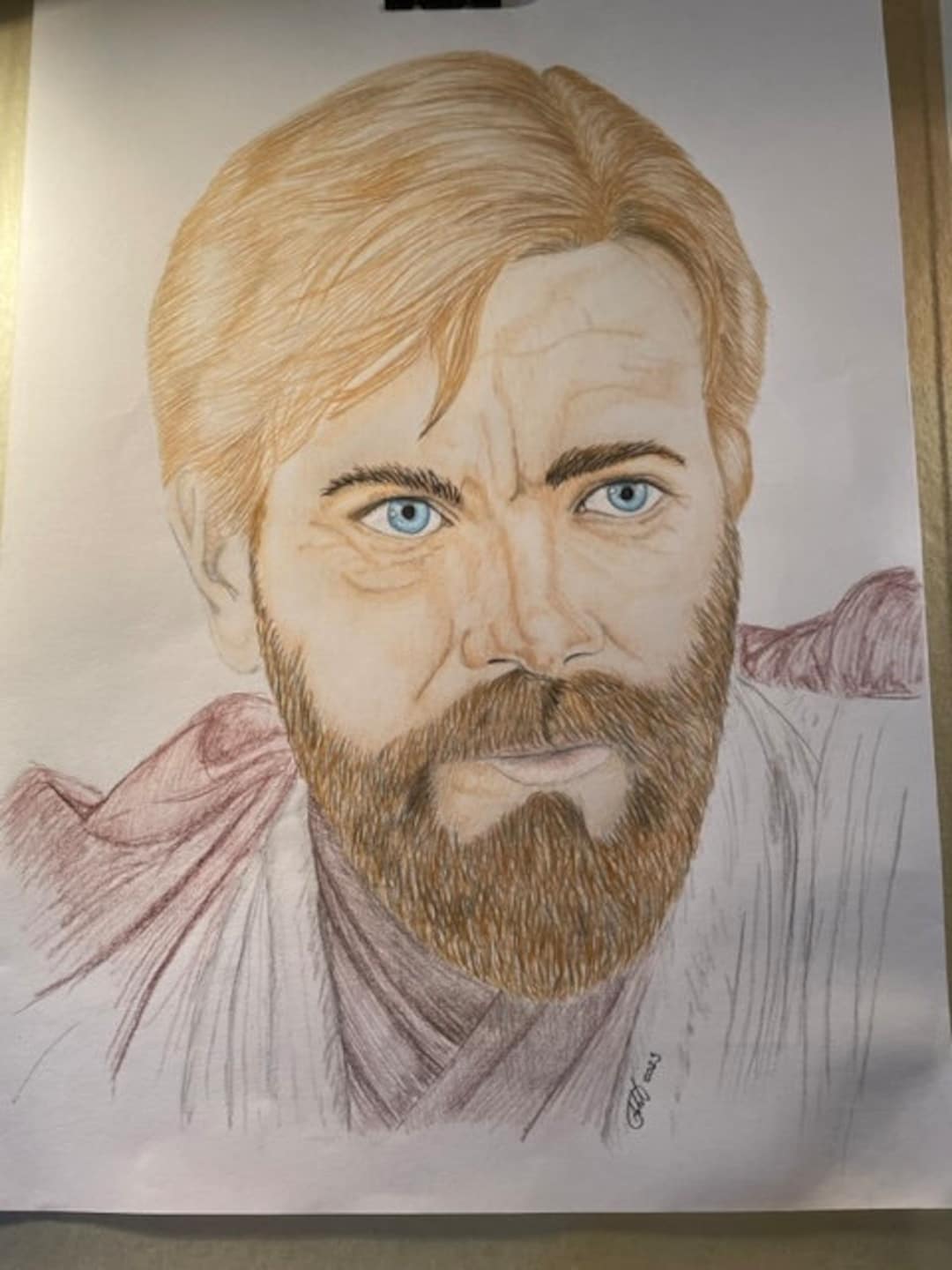 Obi Wan Kenobi Drawing: Star Wars Revenge of the Sith (digital Download ...