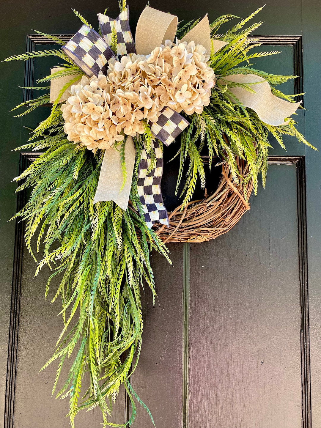 Year Round Wreath, Everyday Wreaths, Hydrangea Wreath, Front Door ...