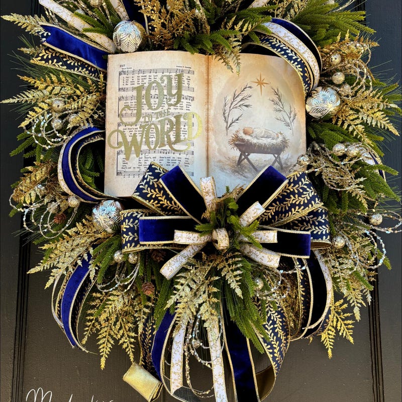 Christian Wreath - Etsy