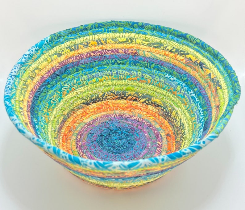 Caribbean Fabric Basket - Etsy