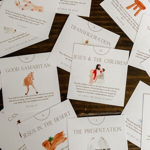 Jesus Tree Cards - Catholic Lenten Calendar - Etsy
