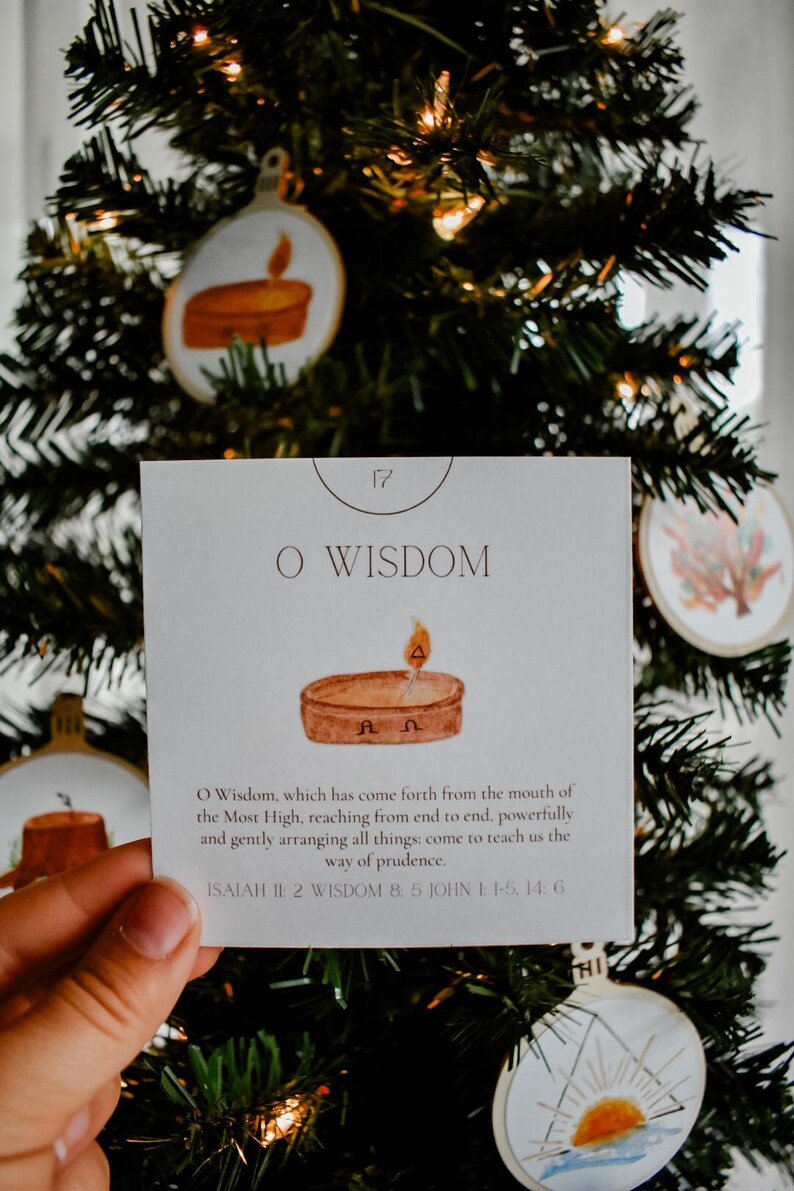 Printable O Antiphons Cards - English - Etsy