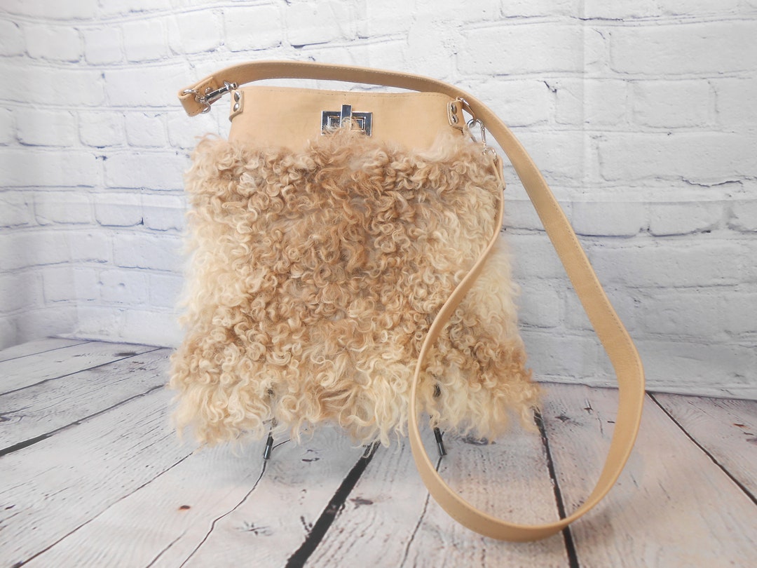 Angora Goat Hide Purse - Etsy
