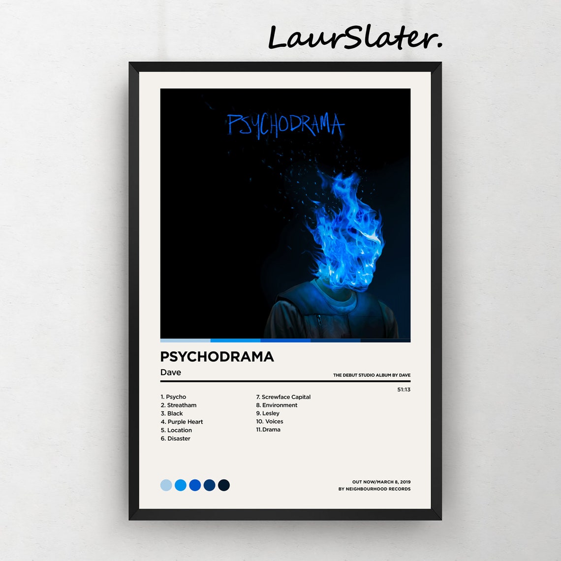 Dave Poster Psychodrama Poster / Custom Album Cover Poster | Etsy Dave Poster Psychodrama Poster / Custom Album Cover Poster | Etsy