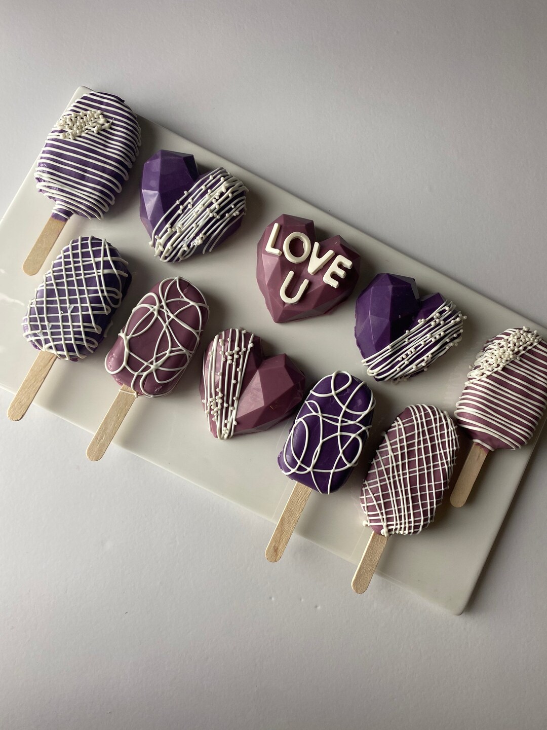Cakesicles / Heart Shaped Cakesicle/ Candy Table Sweets - Etsy