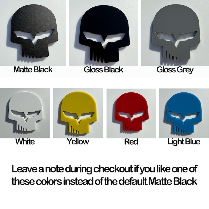 One Jake Skull Fits C6 Racing Emblems Badges - Etsy