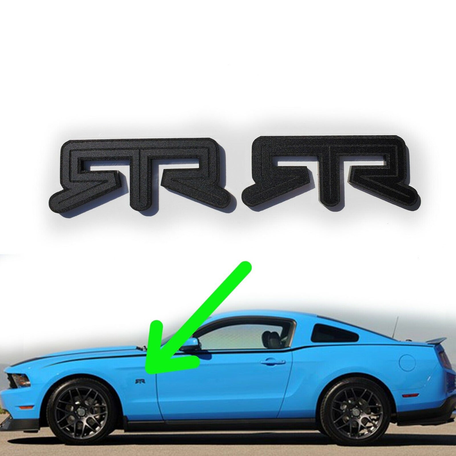 2 Side Fender RTR Emblems Badge - Etsy