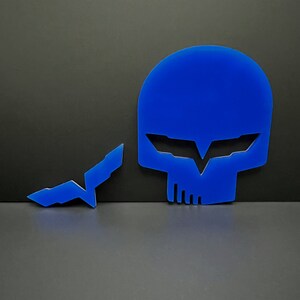 One JAKE Skull Fits C6 Racing Emblems Badges C6R - Etsy