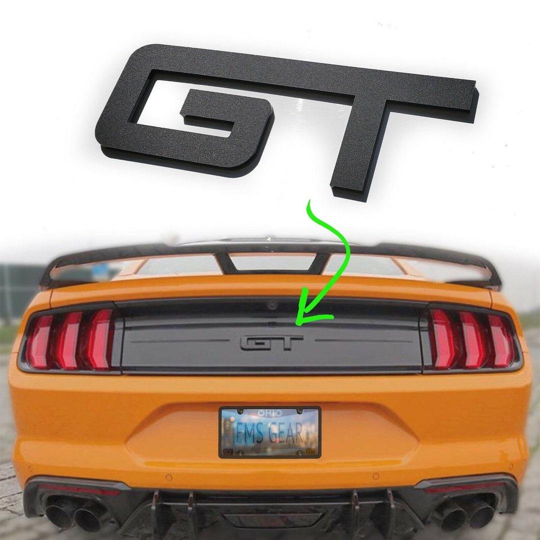 1 REAR GT Emblem Badge Trunk Lid - Etsy