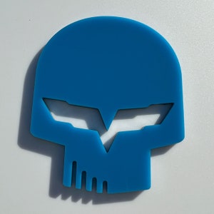 One Jake Skull Fits C6 Racing Emblems Badges - Etsy