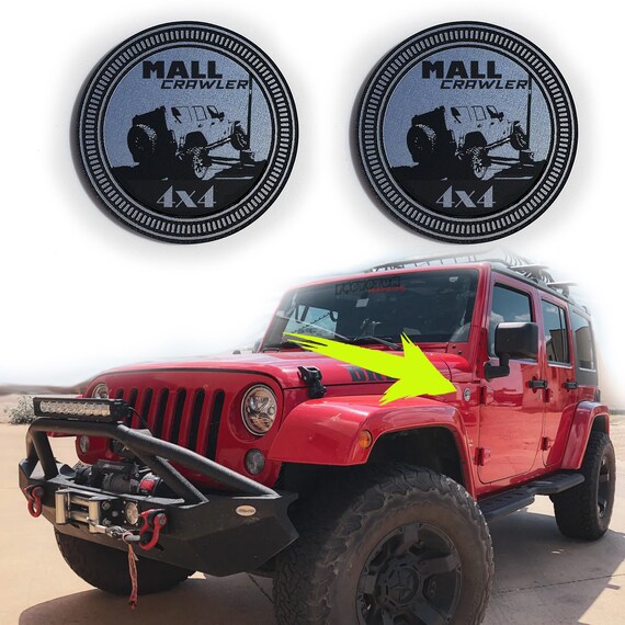 2 MALL Crawler 4x4 Fender Badge Emblem - Etsy