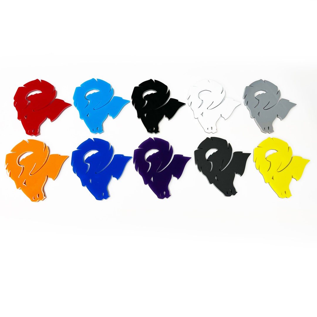 Pair Ram Head Fender Badge Emblems - Etsy