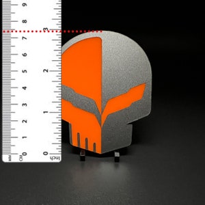 One C7 JAKE Skull Fits C7-R Racing Emblems Badges C7R - Etsy