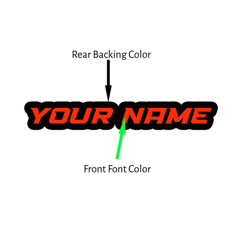 Custom Your Own Text Car or Truck Nickname Emblem Badge - Etsy