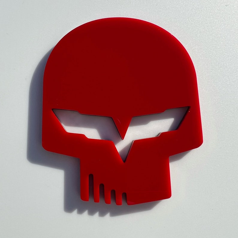 One Jake Skull Fits C6 Racing Emblems Badges - Etsy