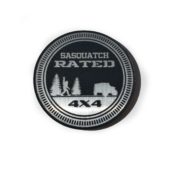 1 SASQUATCH Rated 4x4 Fender Badge Emblem - Etsy