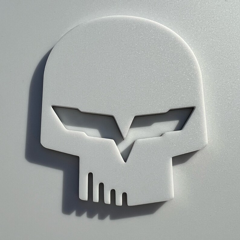 One Jake Skull Fits C6 Racing Emblems Badges - Etsy