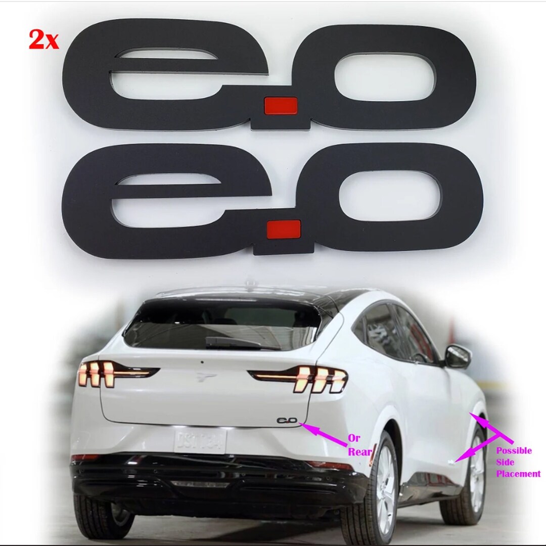Pair E.o Badges Fender Side or Trunk Emblem Locations - Etsy