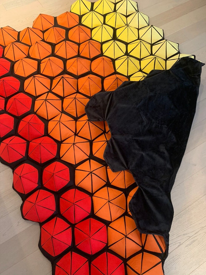 Clockwork Orange Alex's Blanket - 3D Quilt With Custom Sizes - Etsy